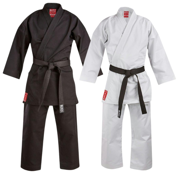 Blitz Adult Silver Tournament Kumite Karate Gi - 14oz – Fight Co