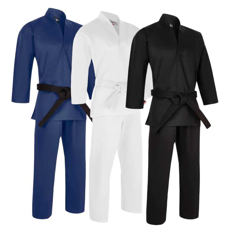 Black Bytomic Red Label V-Neck Adult Martial Arts Uniform – Fight Co