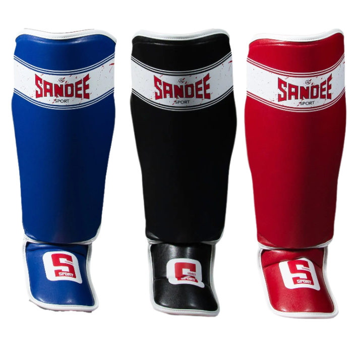 Sandee Sport Slim PU Shin Guards - Order Shin Guards at Fight Co
