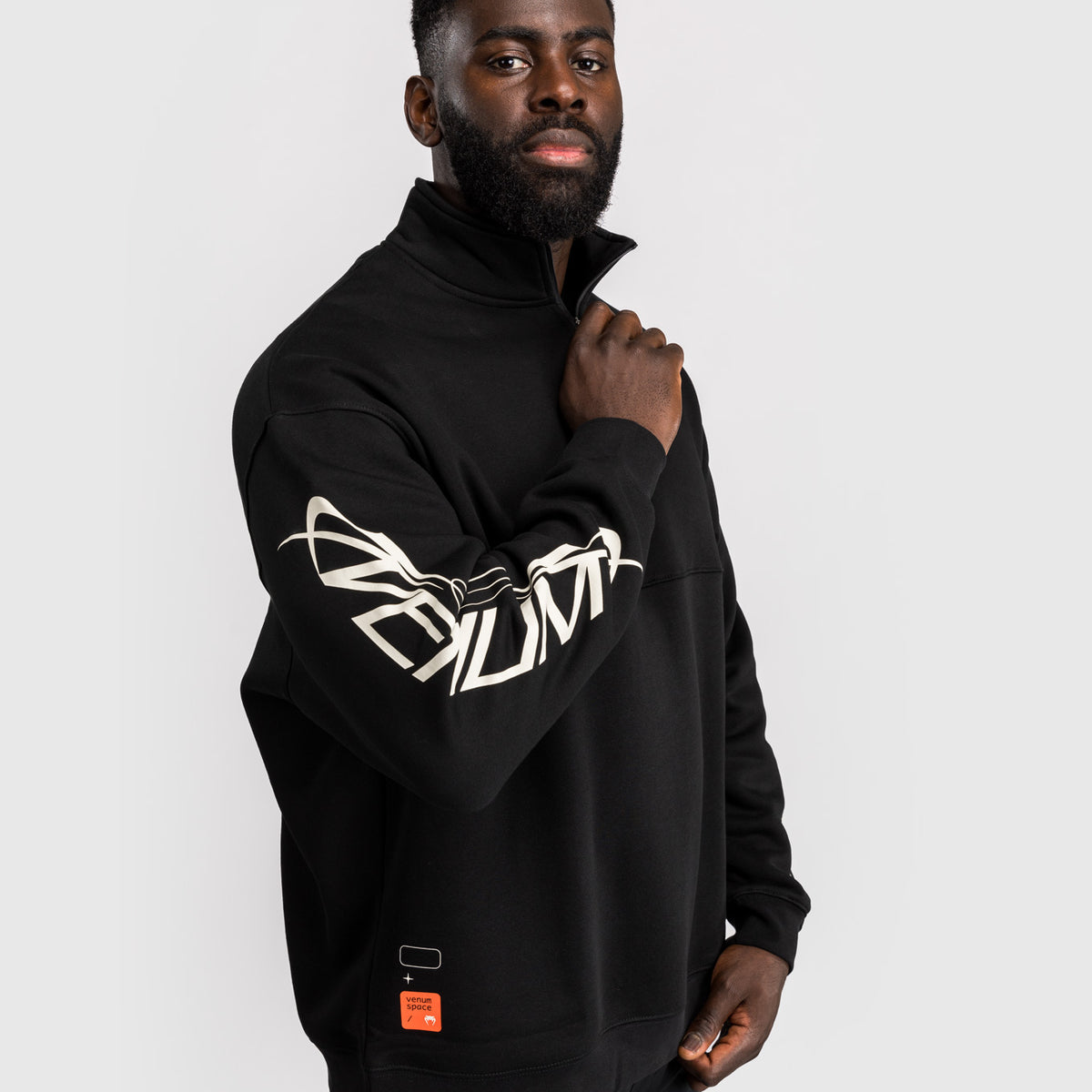 Venum Eclipse Half-Zip Sweatshirt - Black/Ivory – Fight Co